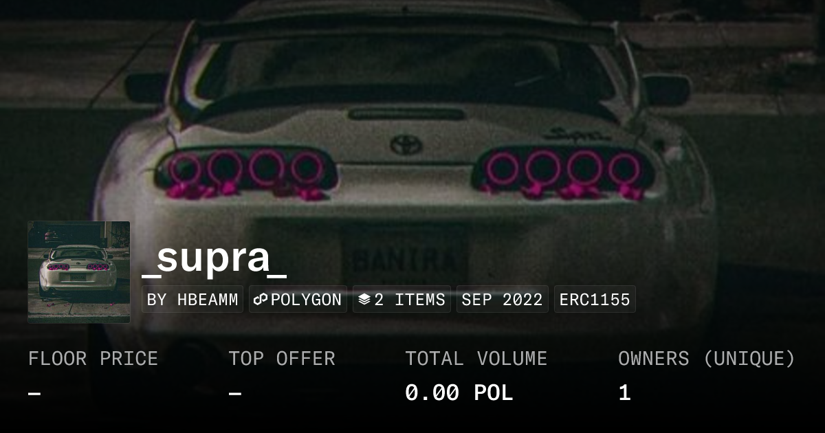 _supra_ - Collection | OpenSea