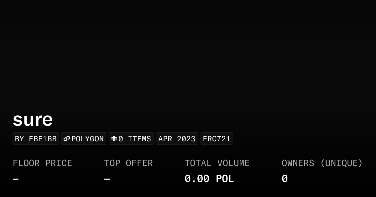 sure - Collection | OpenSea