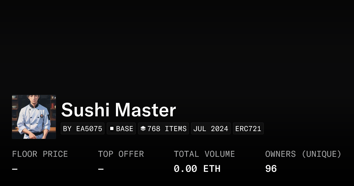 Sushi Master - Collection | OpenSea