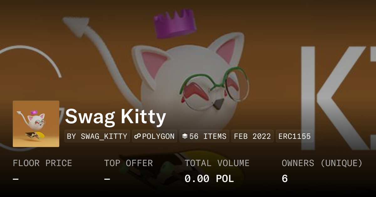 Swag Kitty - Collection | OpenSea