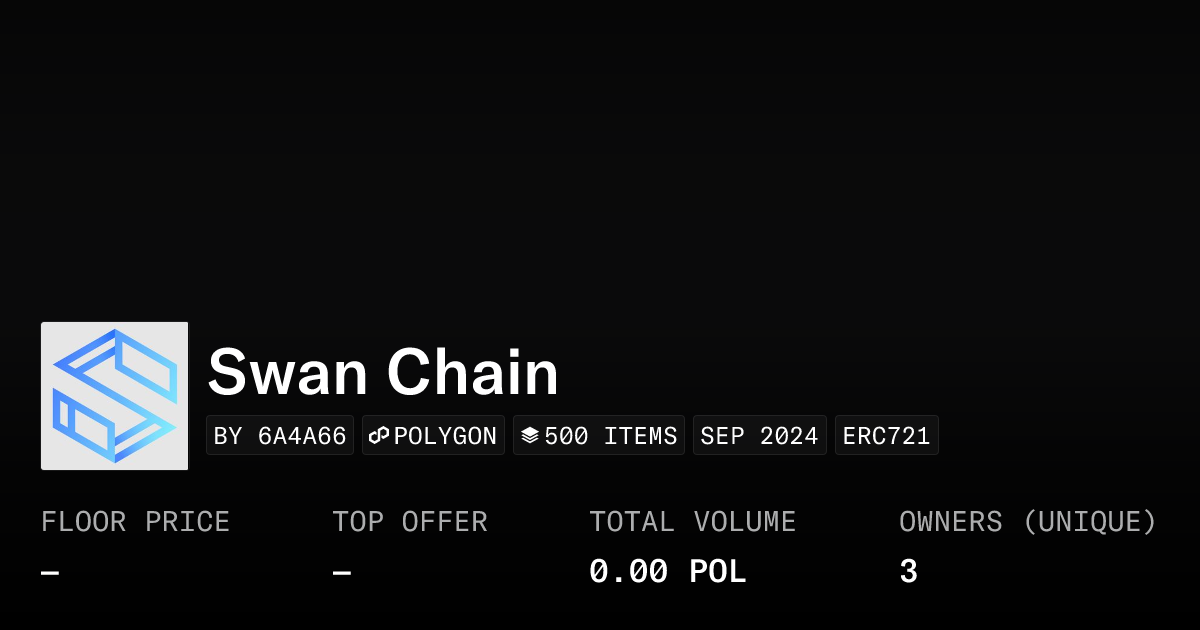 Swan Chain - Collection | OpenSea