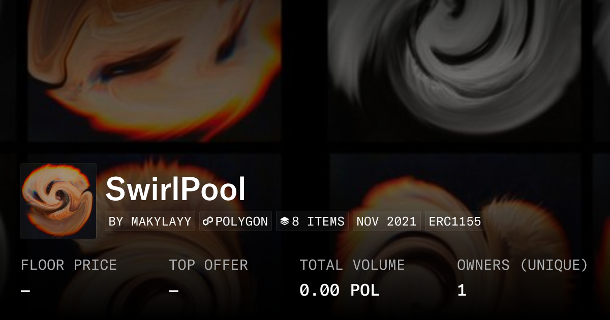 SwirlPool - Collection | OpenSea