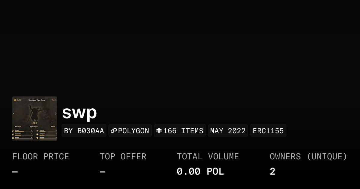 swp - Collection | OpenSea