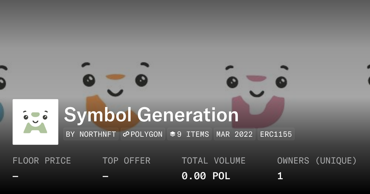 Symbol Generation - Collection | OpenSea