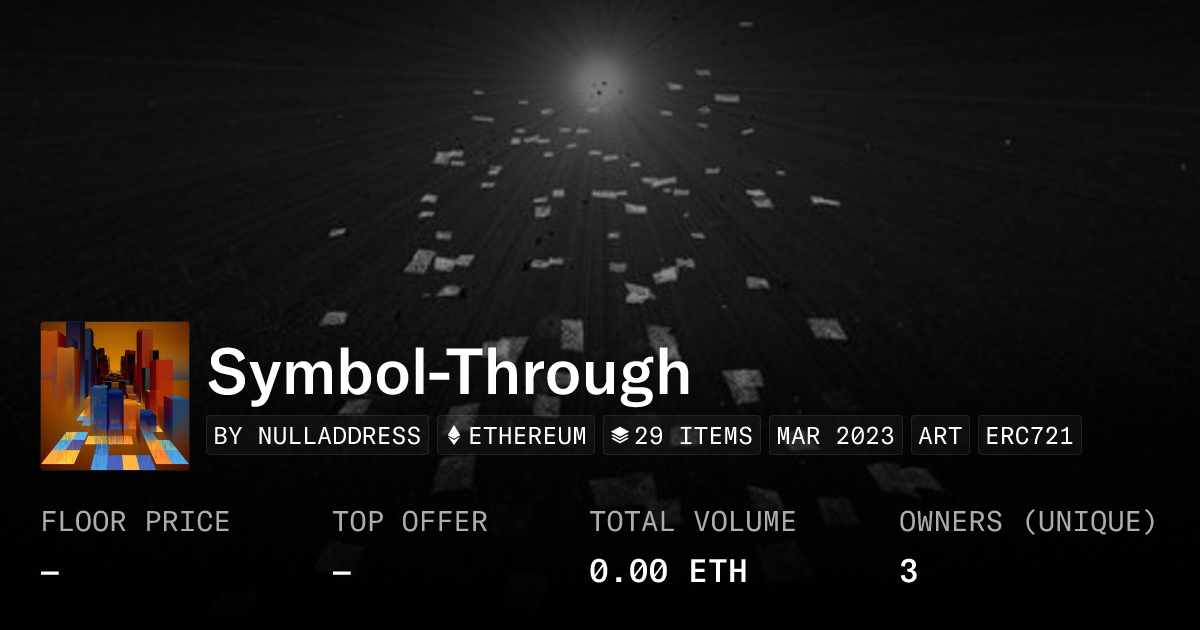 Symbol-Through - Collection | OpenSea