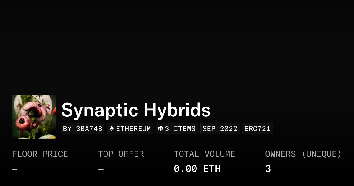 Synaptic Hybrids - Collection | OpenSea