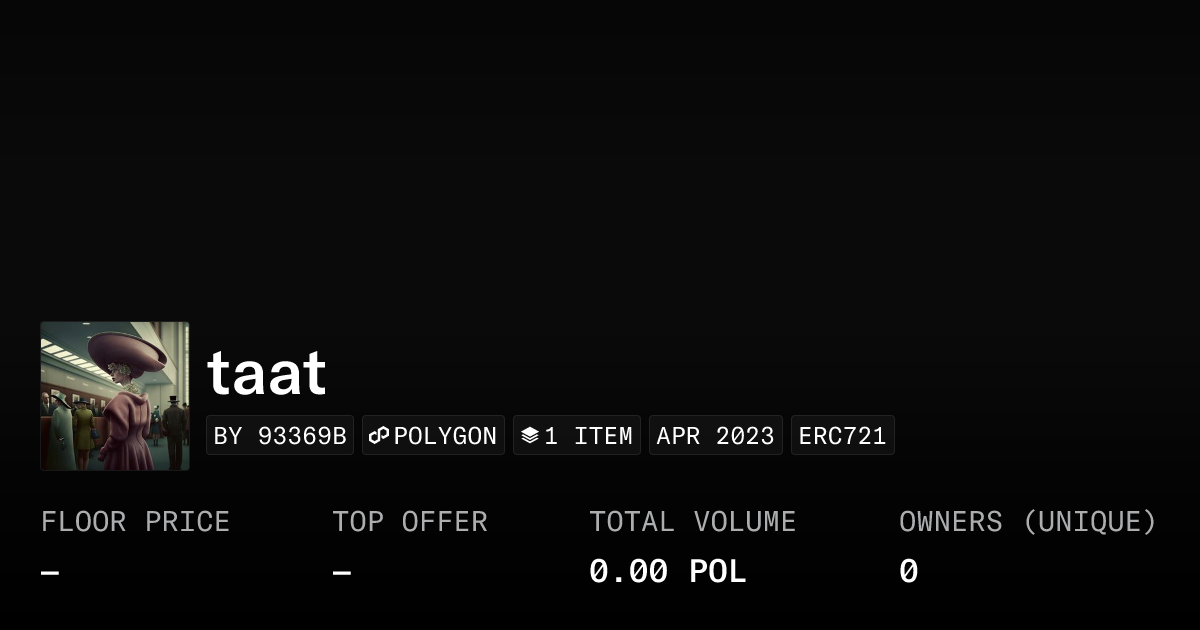 taat - Collection | OpenSea