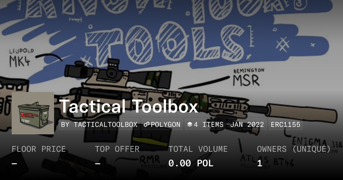 Tactical Toolbox - Collection | OpenSea