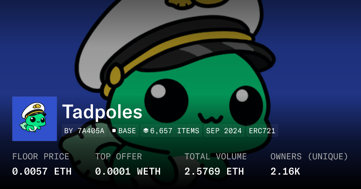 Tadpoles - Collection | OpenSea