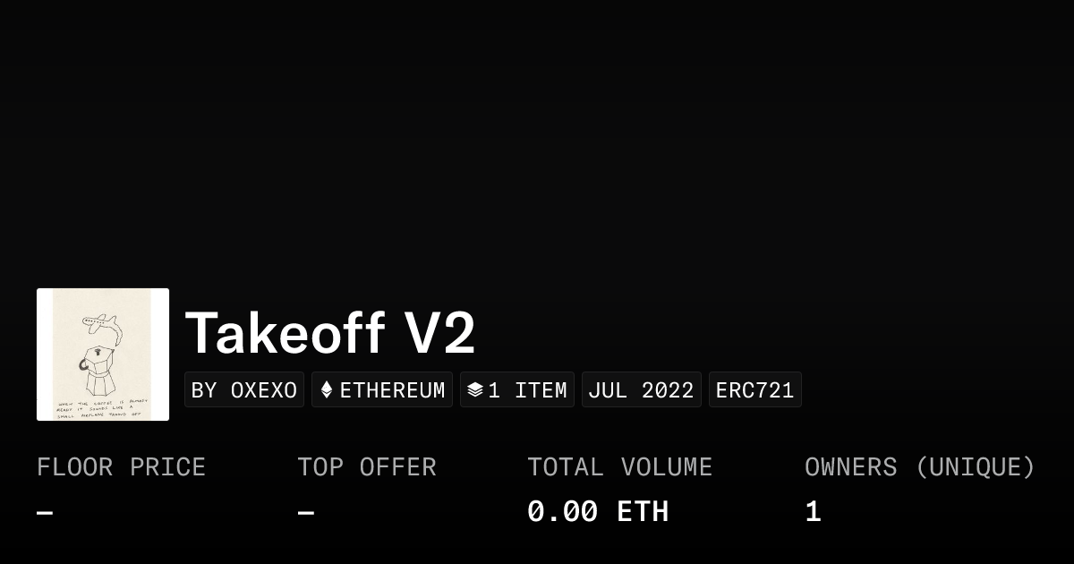 Takeoff V2 - Collection | OpenSea
