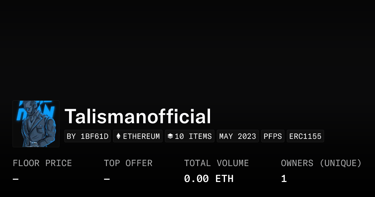 Talismanofficial - Collection | OpenSea