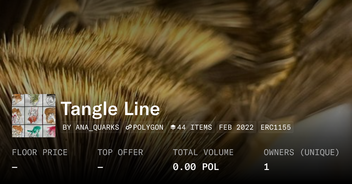 Tangle Line - Collection | OpenSea