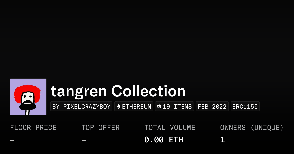tangren Collection - Collection | OpenSea