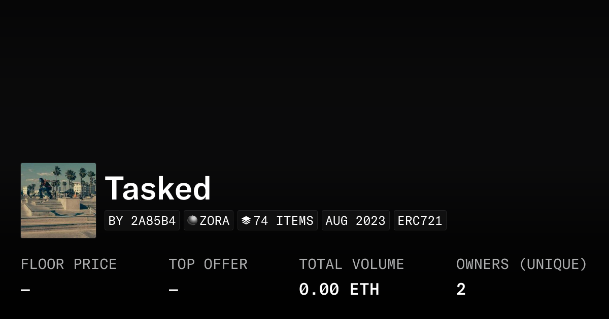 Tasked - Collection | OpenSea
