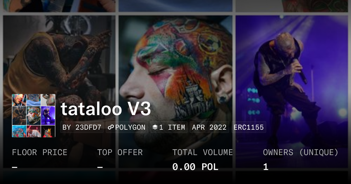 tataloo V3 - Collection | OpenSea