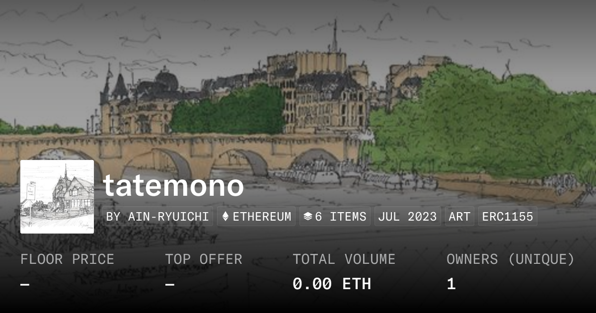 tatemono - Collection | OpenSea