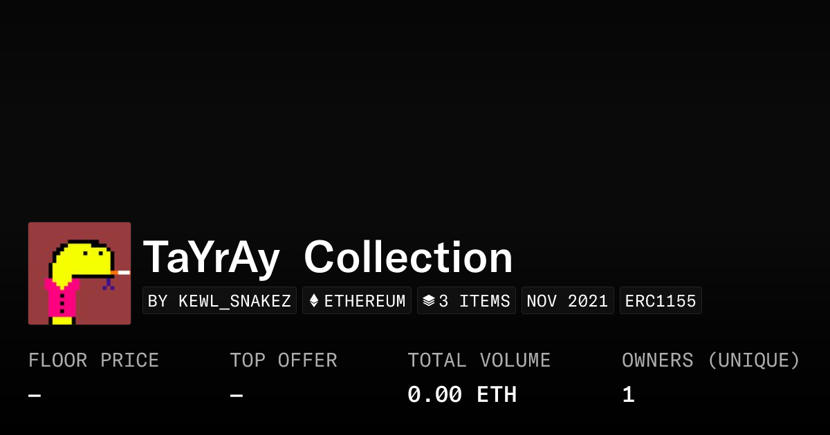 TaYrAy Collection - Collection | OpenSea