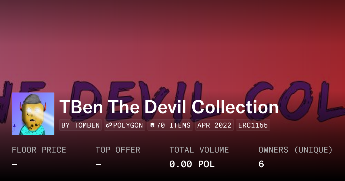 TBen The Devil Collection - Collection | OpenSea