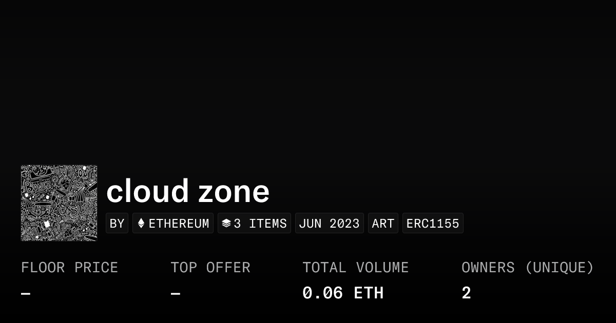 cloud zone - Collection | OpenSea