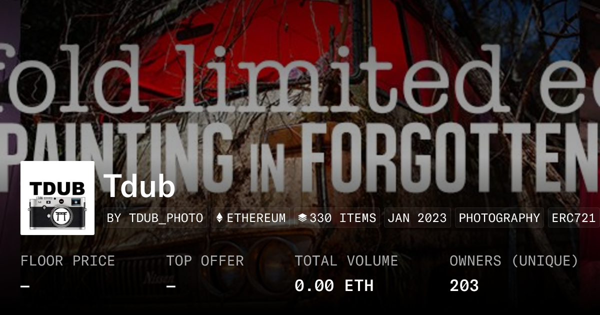 Tdub - Collection | OpenSea