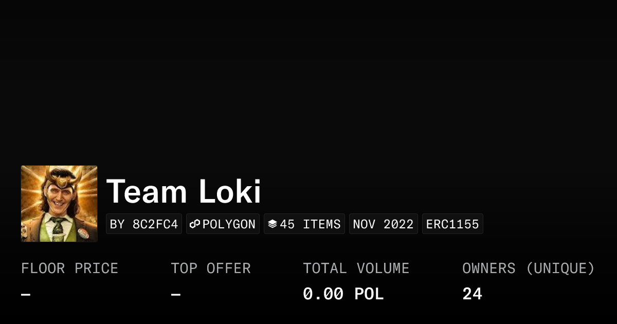 Team Loki - Collection | OpenSea