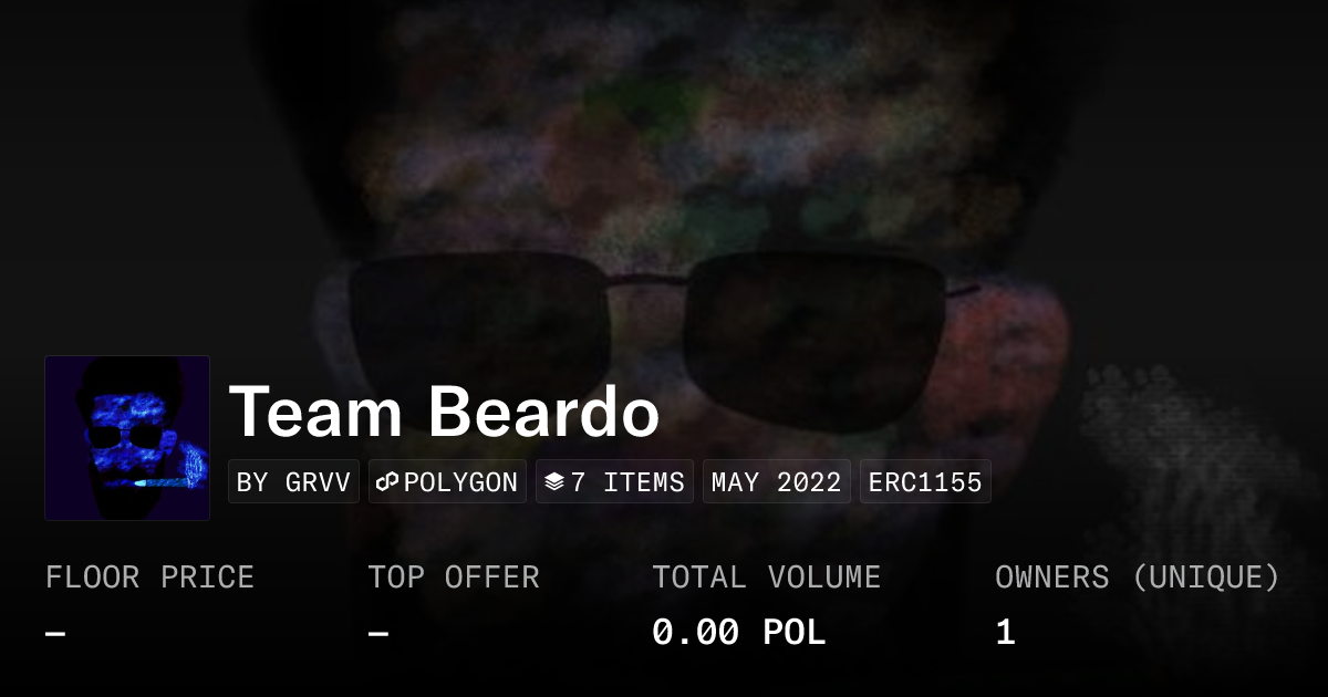 Team Beardo - Collection | OpenSea