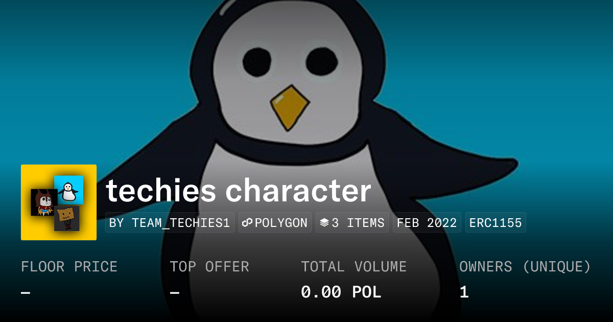 techies character - Collection | OpenSea