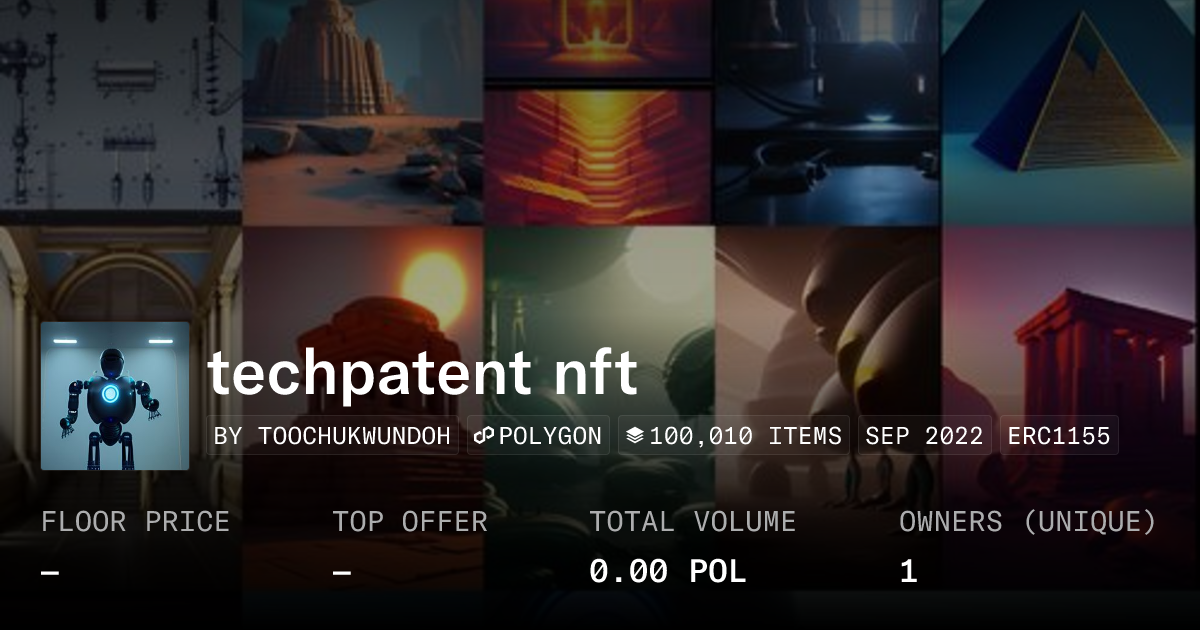 techpatent nft - Collection | OpenSea