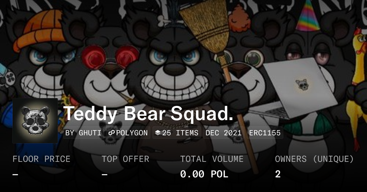 Teddy Bear Squad. - Collection | OpenSea