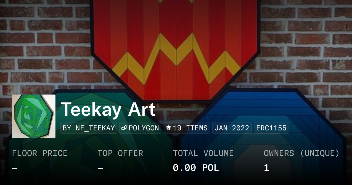 Teekay Art - Collection | OpenSea