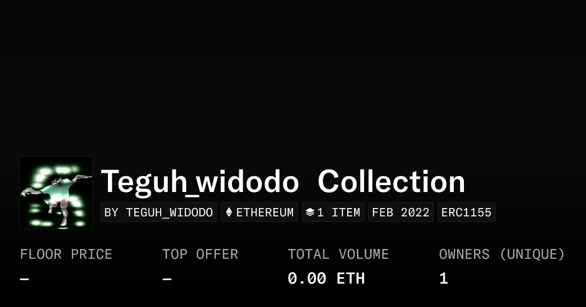 Teguh_widodo Collection - Collection | OpenSea