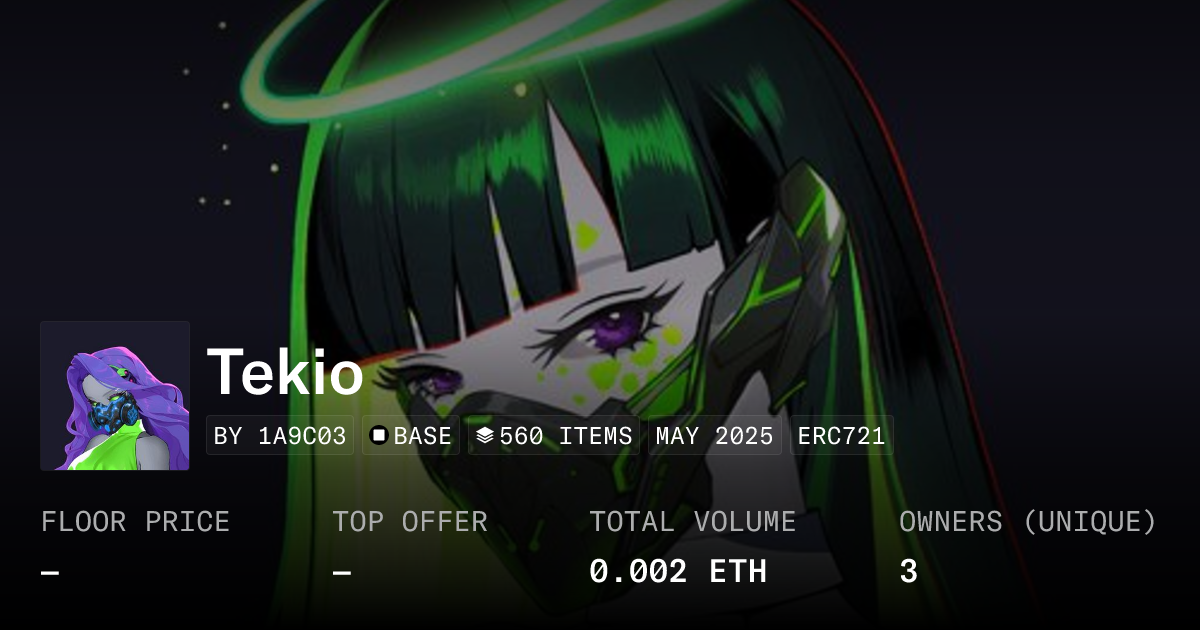 Tekio - Collection | OpenSea