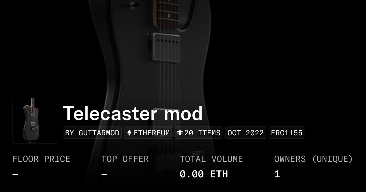 Telecaster mod - Collection | OpenSea