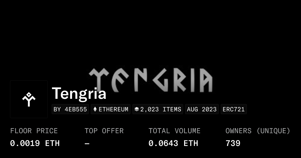 Tengria - Collection | OpenSea