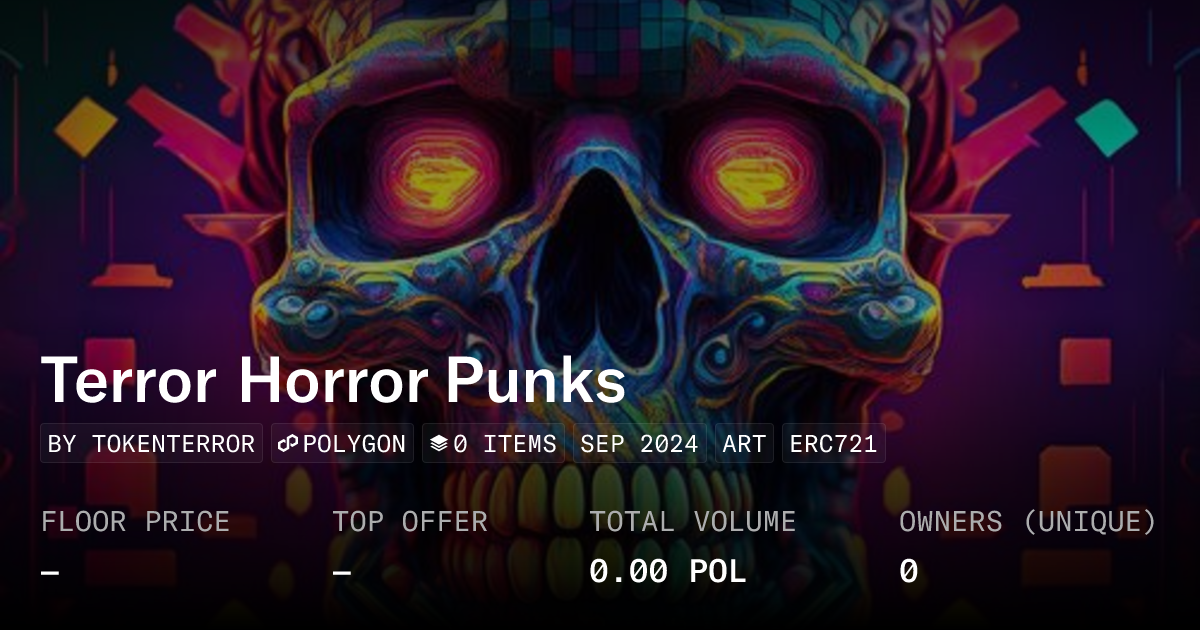 Terror Horror Punks - Collection | OpenSea