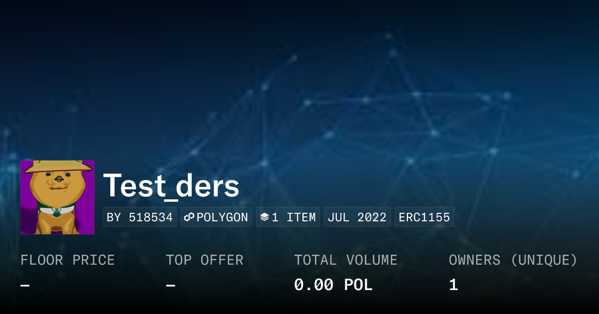 Test_ders - Collection | OpenSea