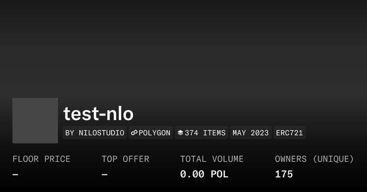 test-nlo - Collection | OpenSea