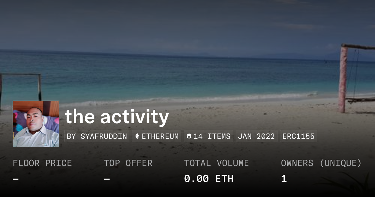 the activity - Collection | OpenSea