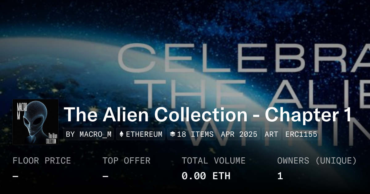 The Alien Collection - Chapter 1 - Collection | OpenSea