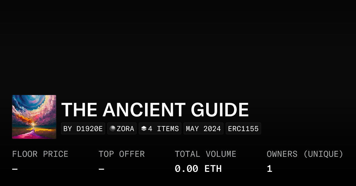 THE ANCIENT GUIDE - Collection | OpenSea