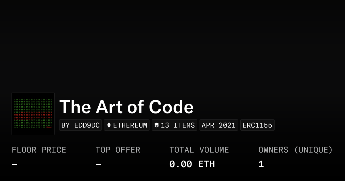 The Art of Code - Collection | OpenSea
