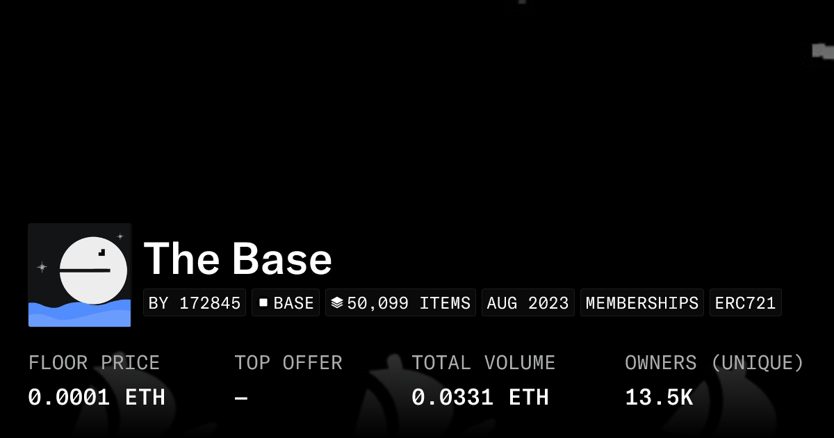 The Base - Collection | OpenSea