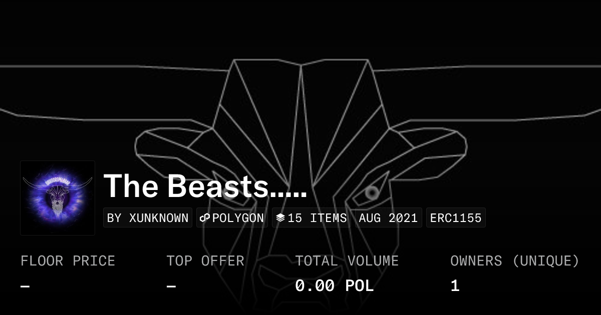 The Beasts..... - Collection | OpenSea