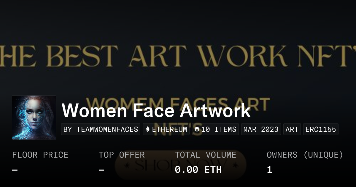 Women Face Artwork - Collection | OpenSea