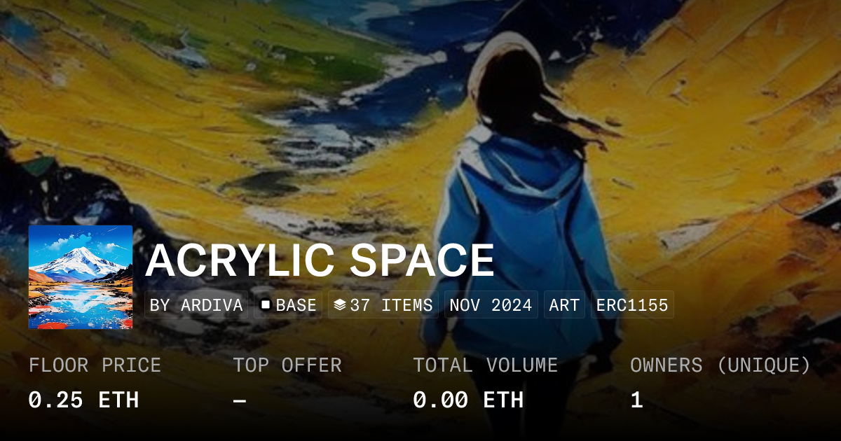 ACRYLIC SPACE - Collection | OpenSea