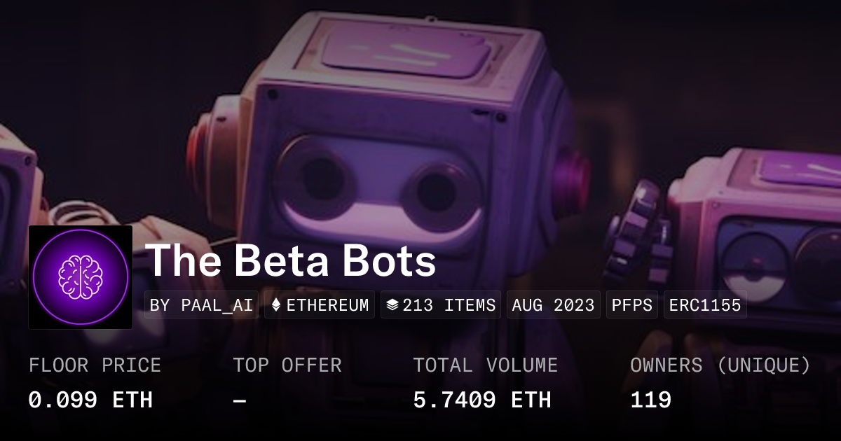 The Beta Bots - Collection | OpenSea