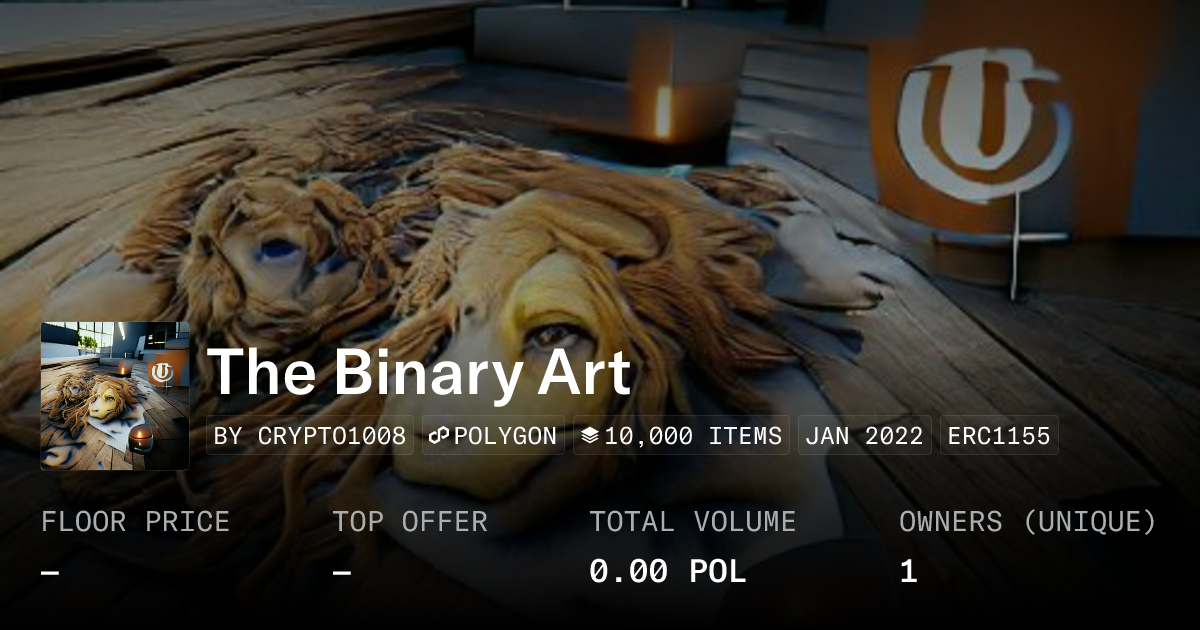 The Binary Art - Collection | OpenSea
