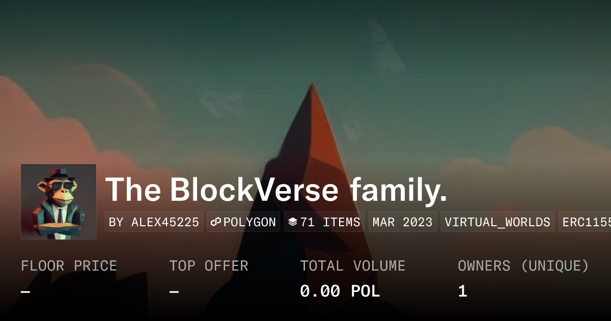 The BlockVerse family. - Collection | OpenSea
