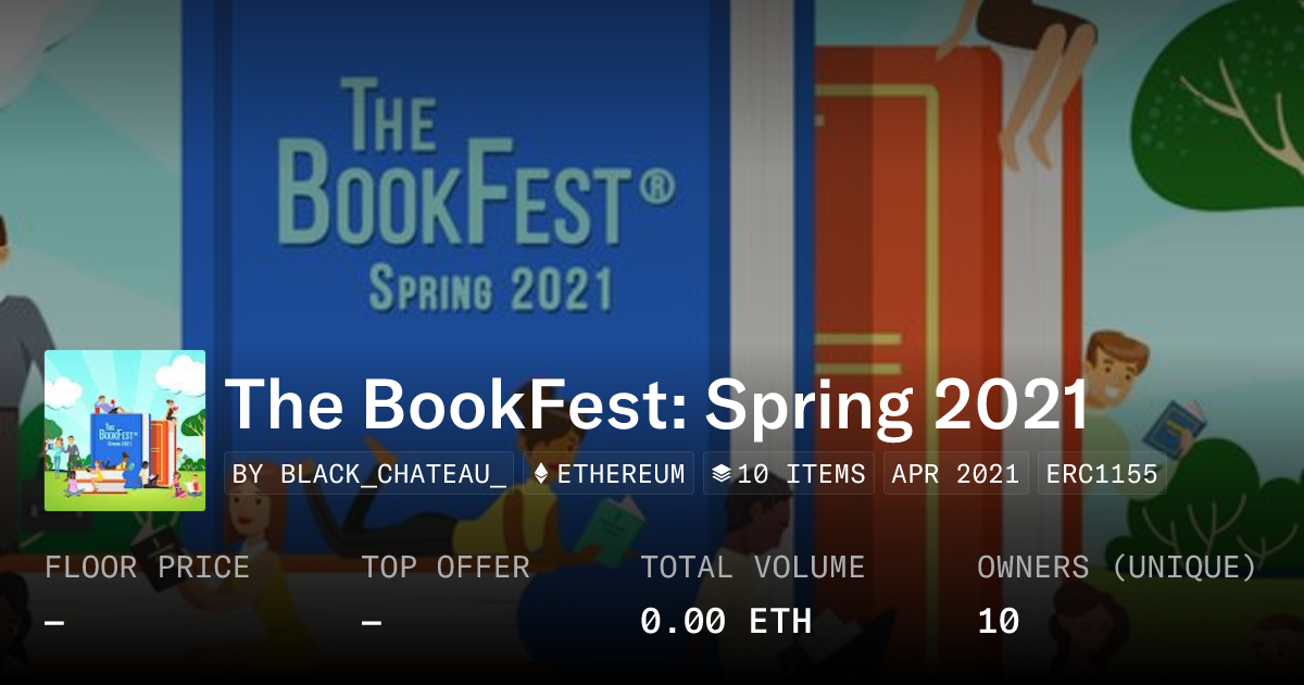 The BookFest: Spring 2021 - Collection | OpenSea