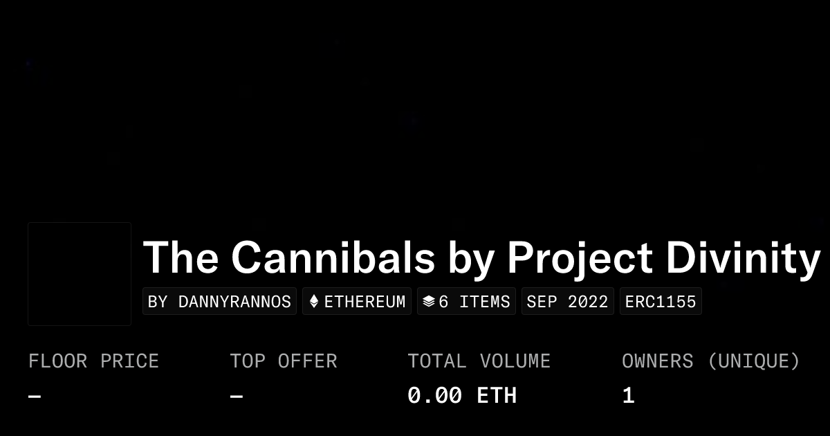 The Cannibals by Project Divinity - Collection | OpenSea